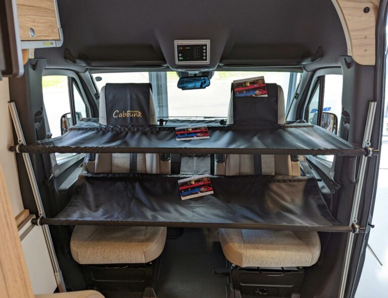 Cabbunk Camper Van Hammock Bunk Bed System for Kids