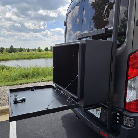 Rover Vans Camper Van Rear Door Cargo Storage Box