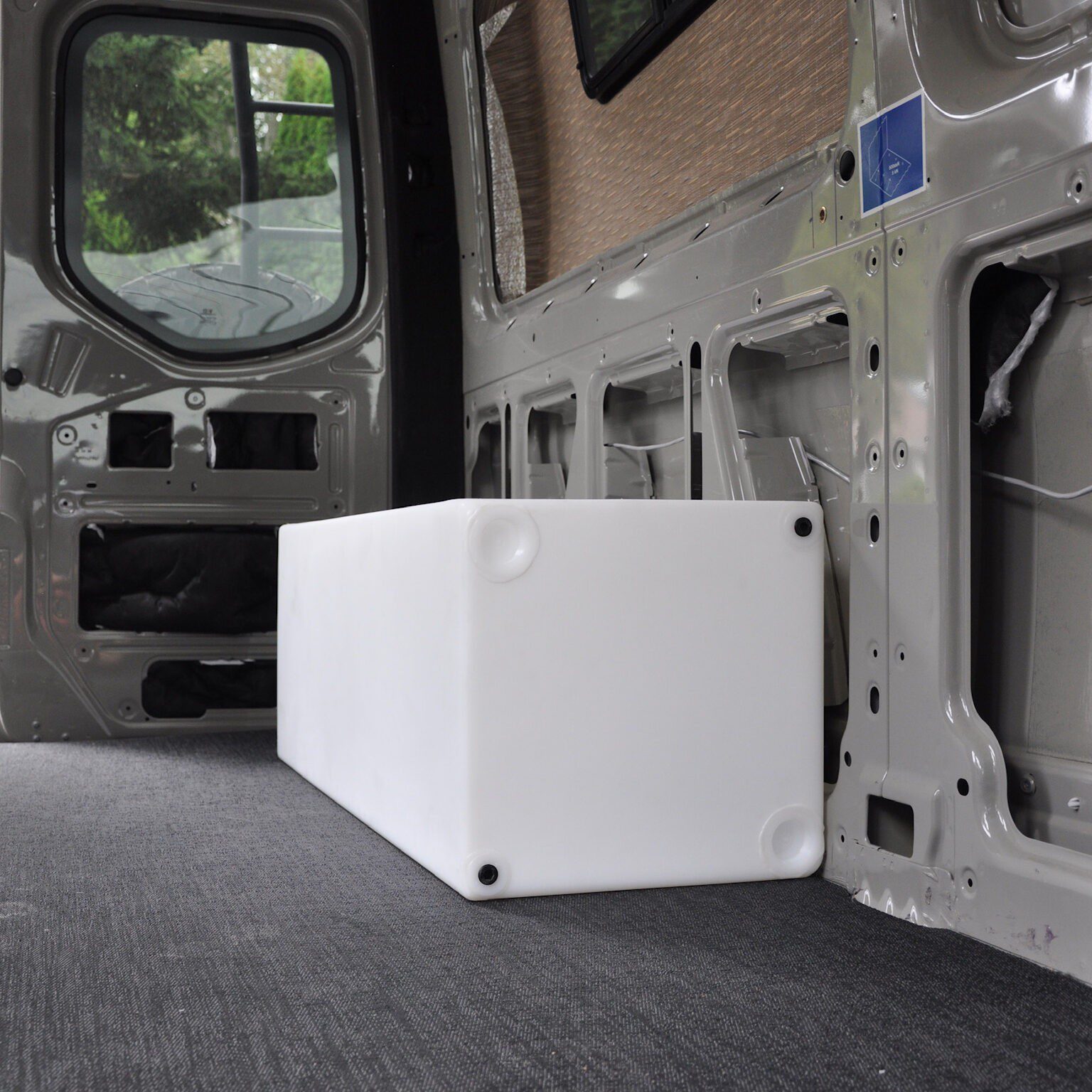 NWC Universal 36-Gallon Camper Van Wheel Well Water Tank (SP-C-36)