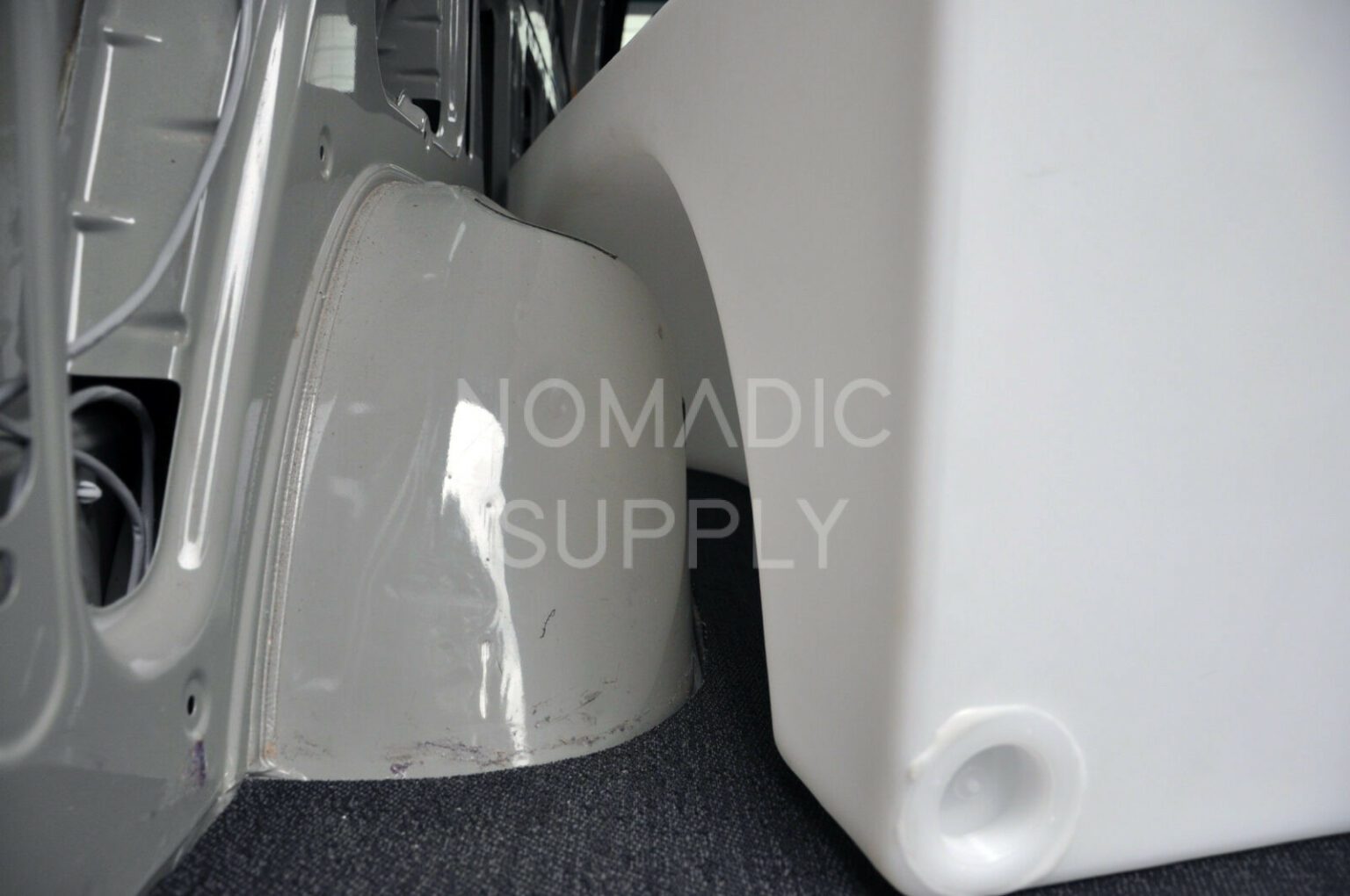 NWC Universal 36-Gallon Camper Van Wheel Well Water Tank (SP-C-36)