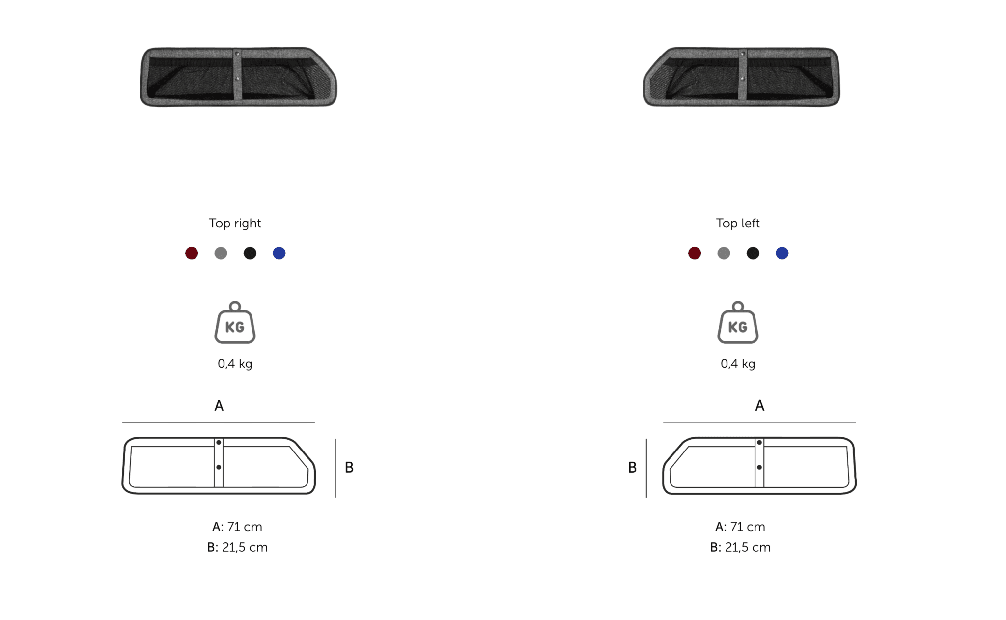 Van der Moon Rear Door Organizer for Ram Promaster Vans