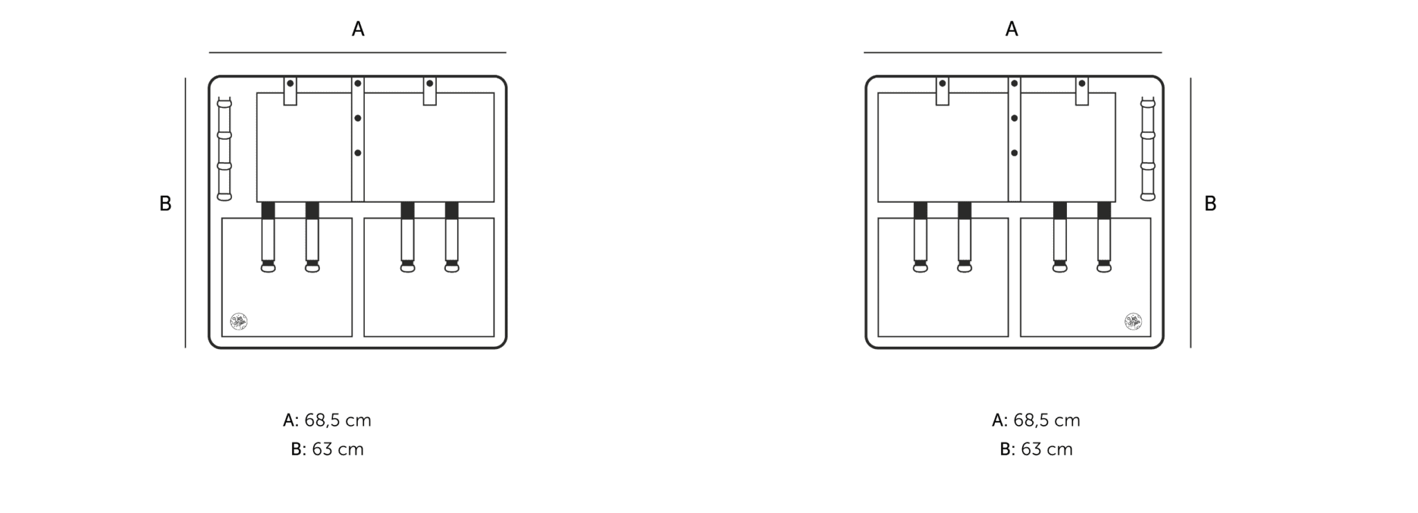 Van der Moon Rear Door Organizer for Ram Promaster Vans