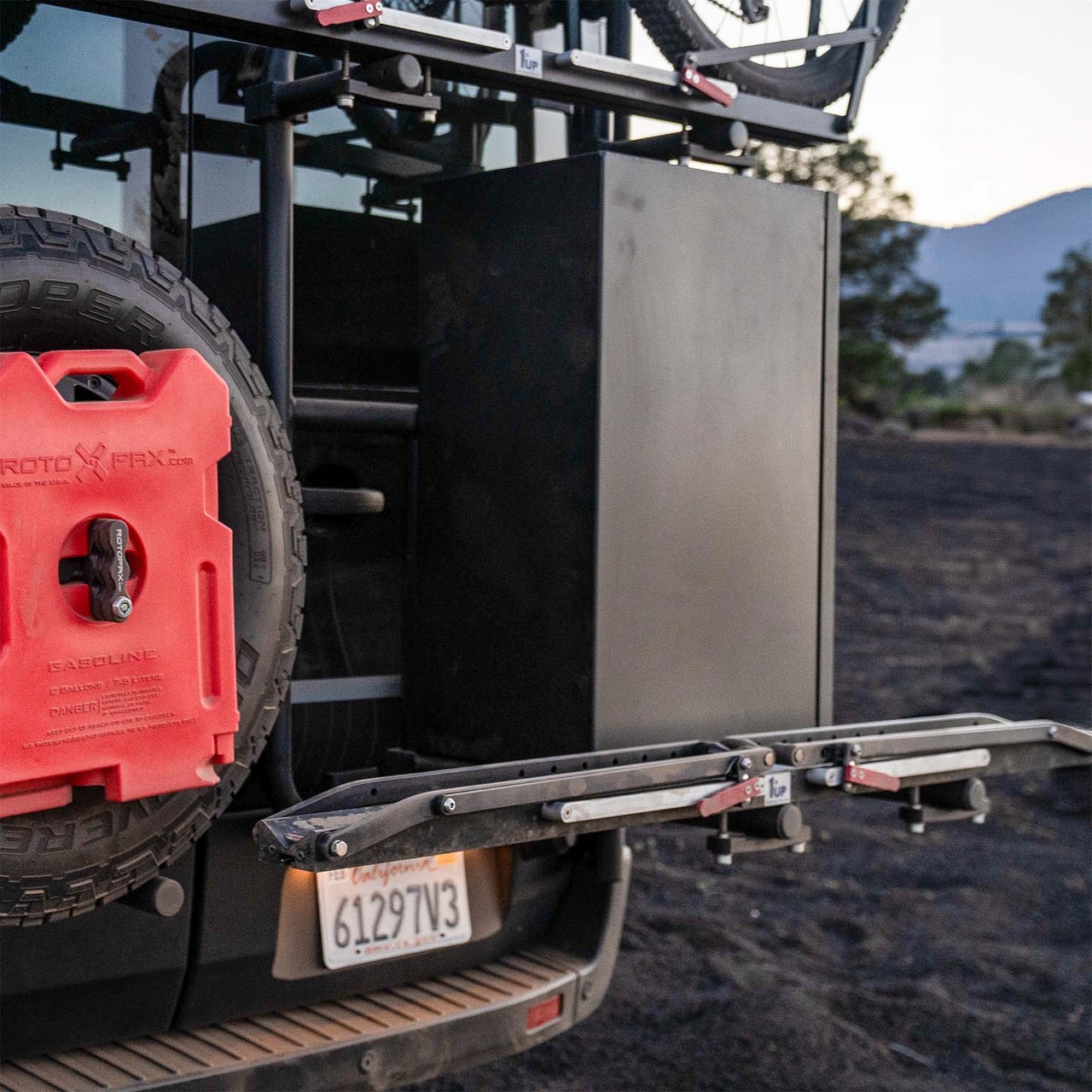 Aluminess Slim Camper Van Rear Door Cargo Storage Box (210691)