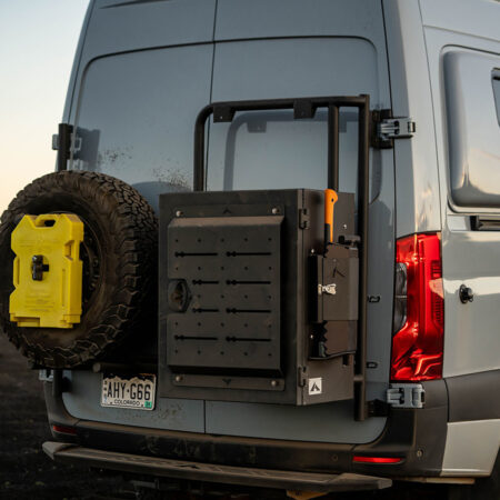 Aluminess Deluxe Camper Van Rear Door Cargo Storage Box Explorer ...