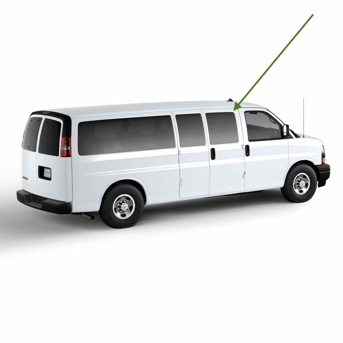 AM Auto CE03-RSB1 P Chevy Express Fixed Glass Window (Right-Hand ...