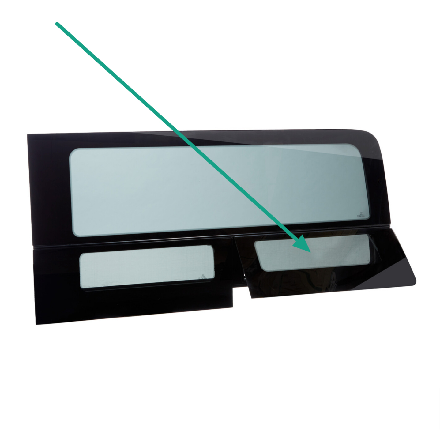 Premier 5-RV25-D2-2 Rear T-Vent Window Assembly for 5-RV25-D2 on 144 ...