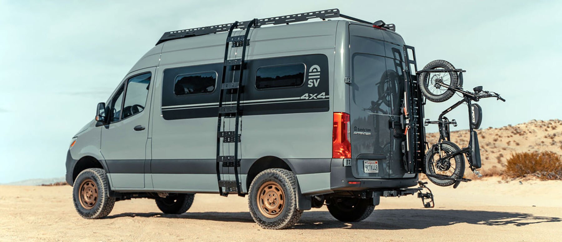 Sandy Vans Starboard Rear Door Cargo Rack for 2019+ Mercedes Sprinter ...