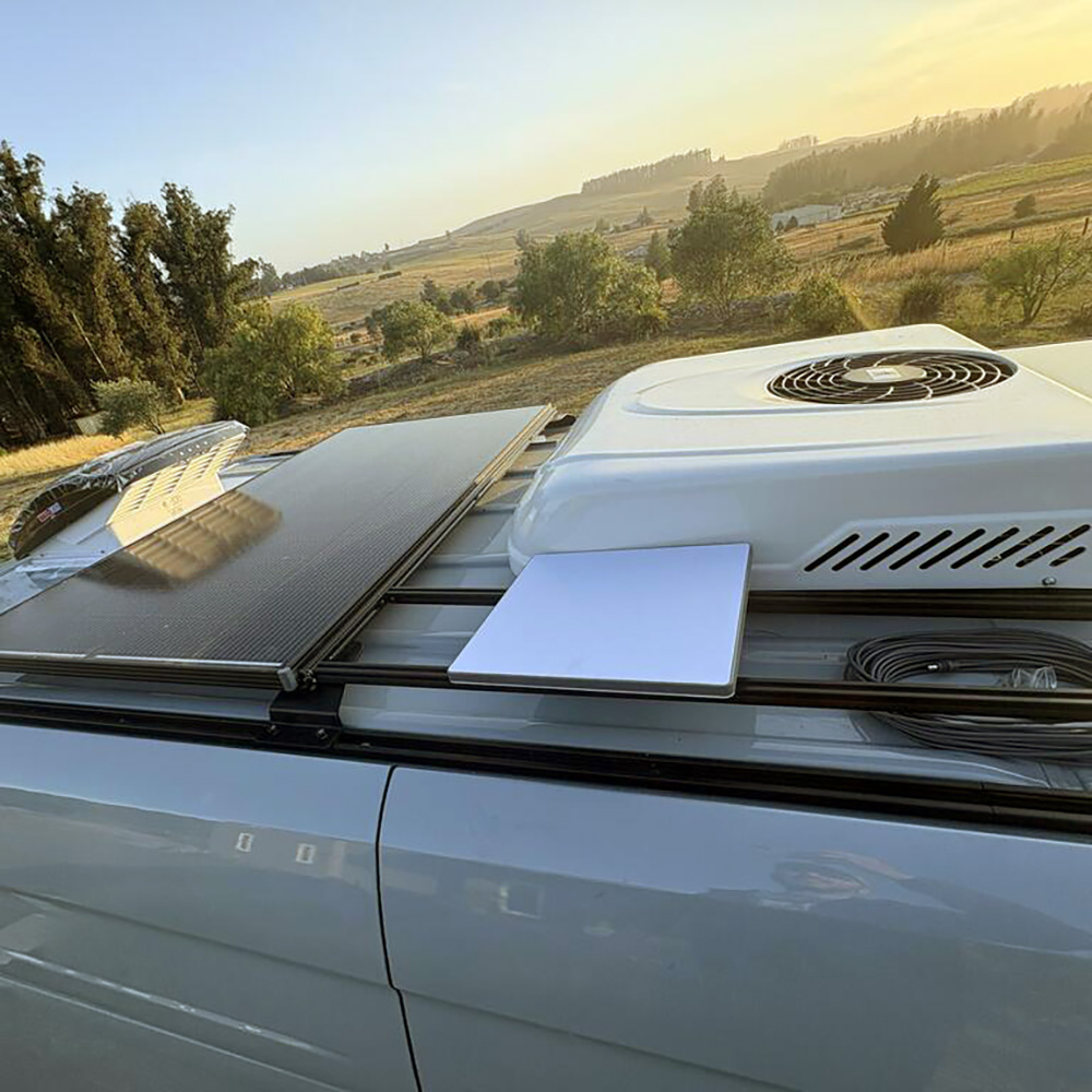 Tec Vanlife Heavy-Duty Black Roof Rails for 144" Mercedes Sprinter Vans