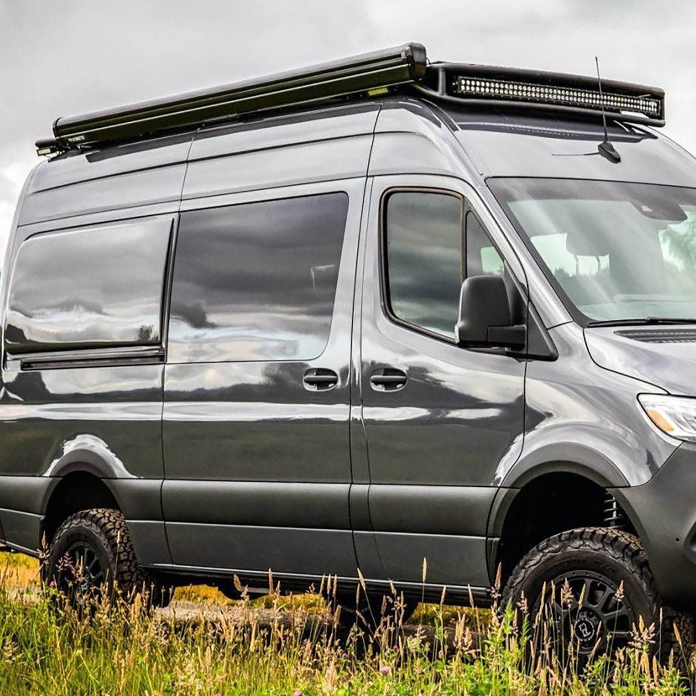 RoamBuilt Safari 2.0 SLB Roof Rack for 170" Mercedes Sprinter Vans