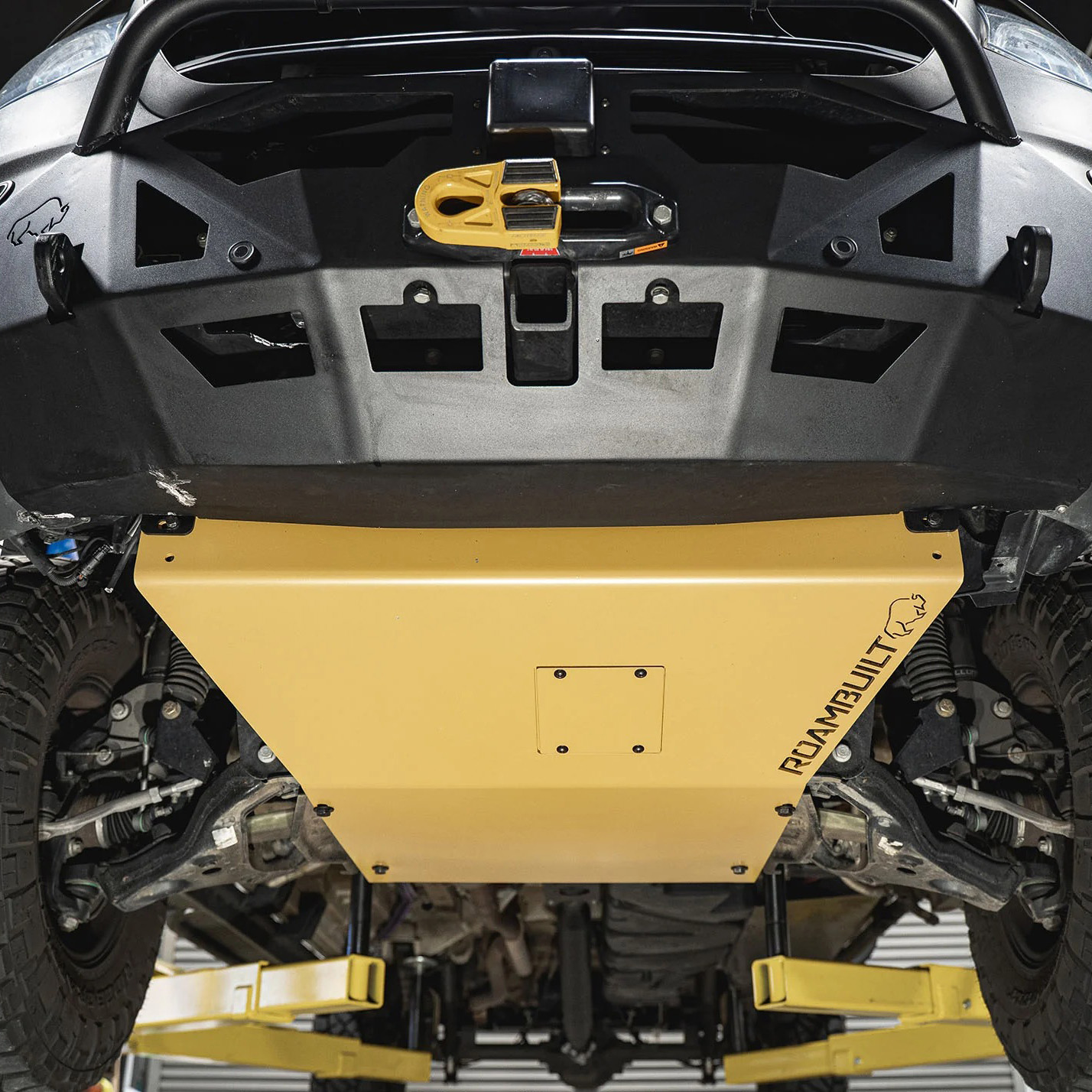 RoamBuilt Engine Skid Plate for 2019+ 4x4 Mercedes Sprinter Vans