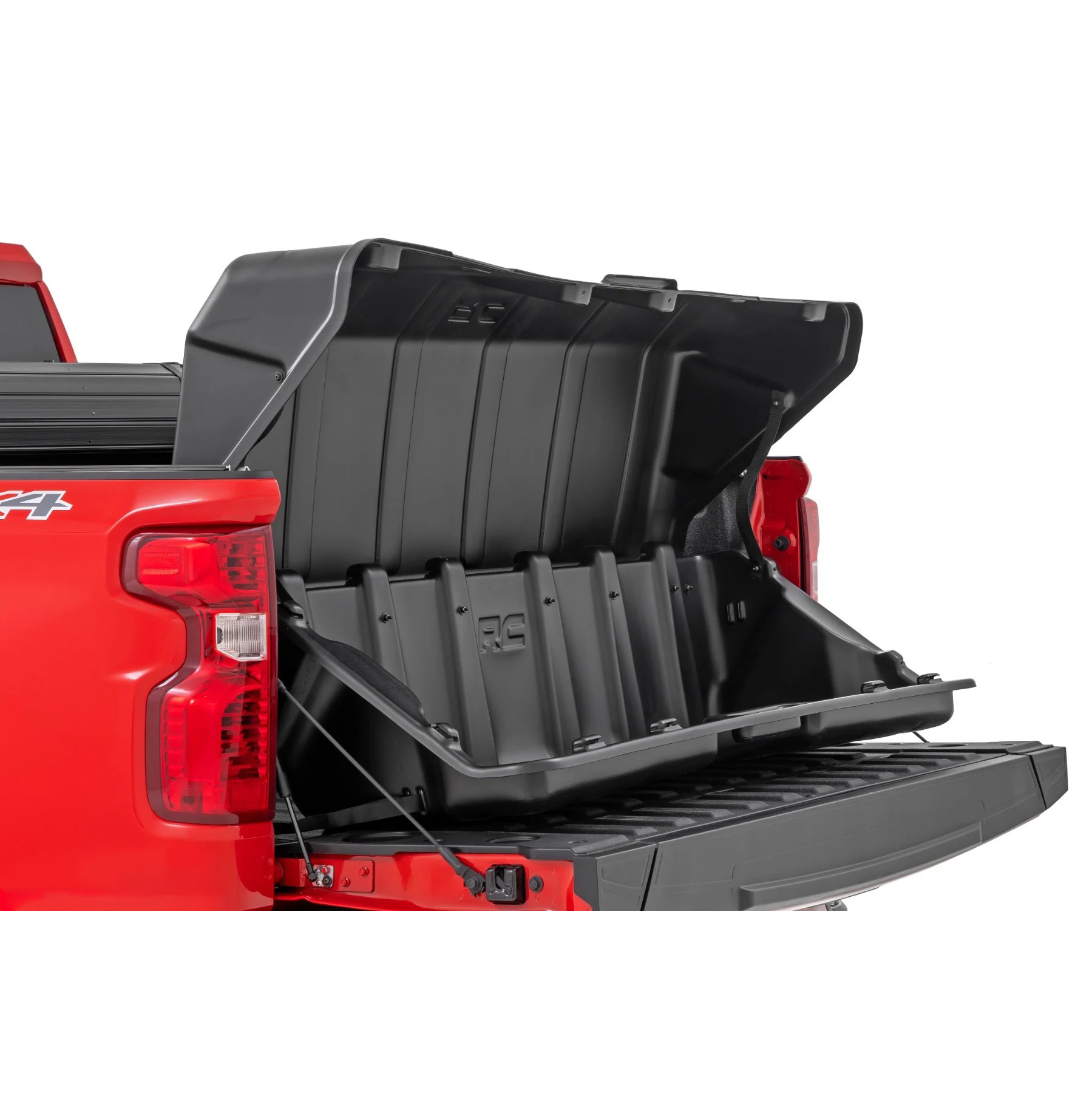Rough Country 56" Truck Bed Cargo Storage Box w/ Lid for Full-Sized Trucks