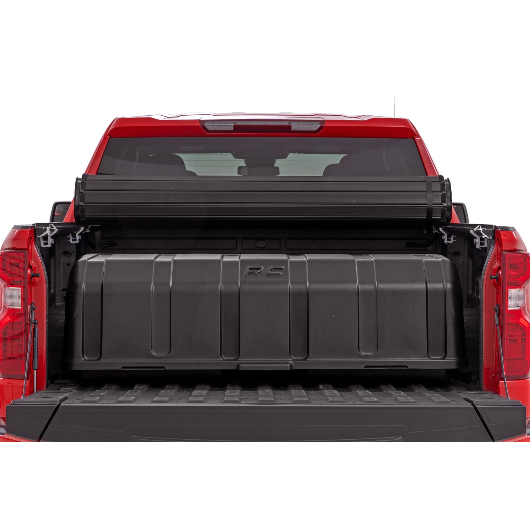 Rough Country 56" Truck Bed Cargo Storage Box w/ Lid for Full-Sized Trucks