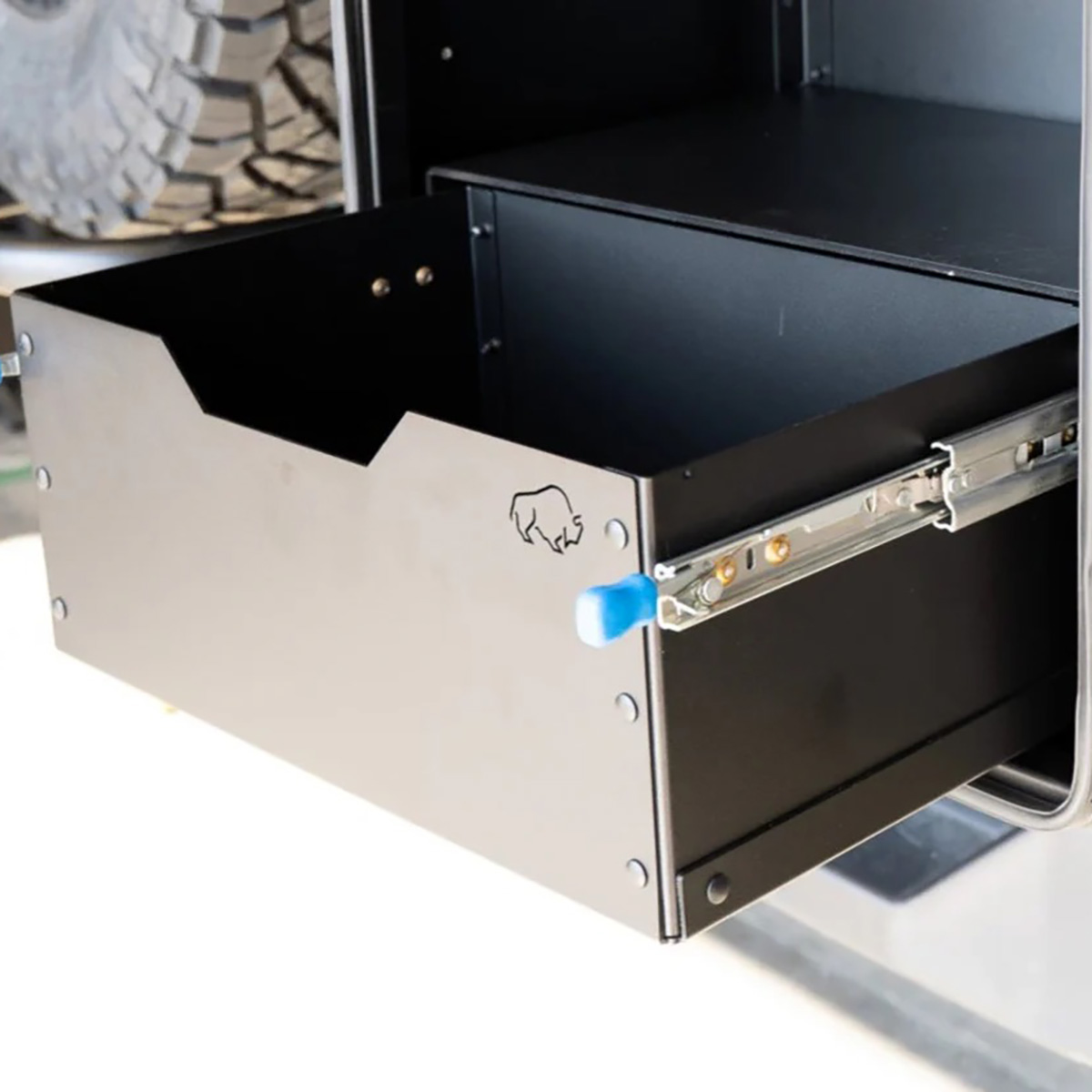 Ram Promaster Rear Door Cargo Rack Storage Boxes - Nomadic Supply Company®