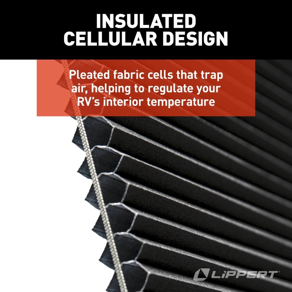 Lippert Thin Shade EcoCell Snap-On RV Window Shade (2025009147)