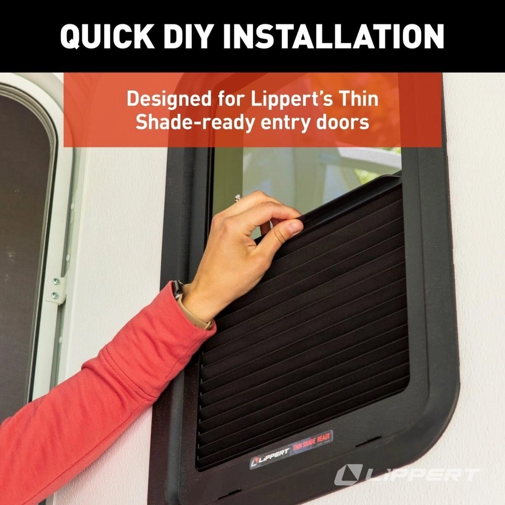 Lippert Thin Shade EcoCell Snap-On RV Window Shade (2025009147)
