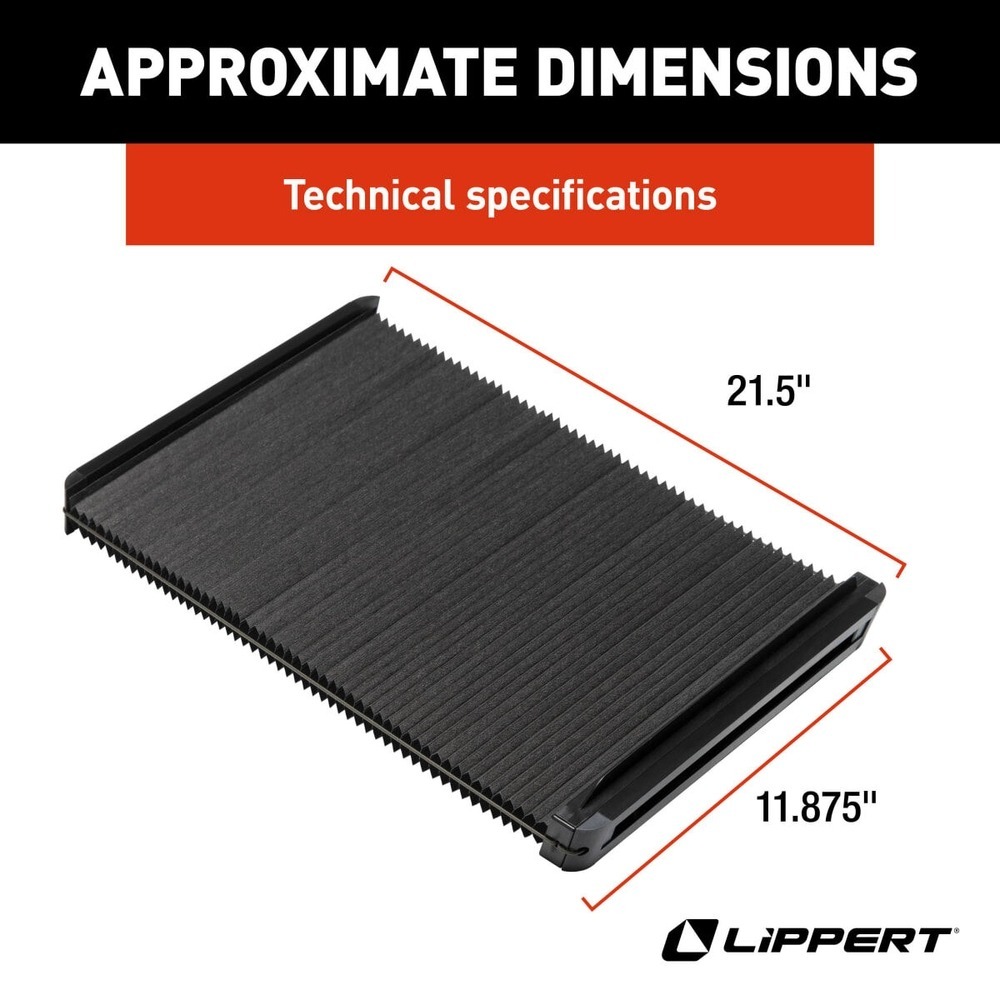 Lippert Thin Shade EcoCell Snap-On RV Window Shade (2025009147)